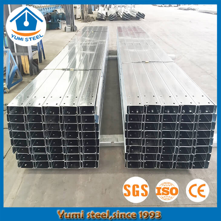 Structural Steel Cee Shaped Purlins for Steel Shed - Buy C Purlins ...