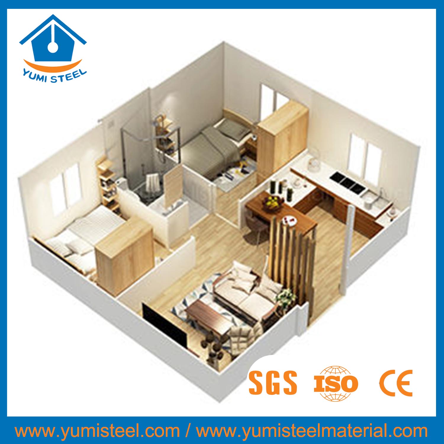 Prefab Shipping Container House Unit for Individual House/office Room ...